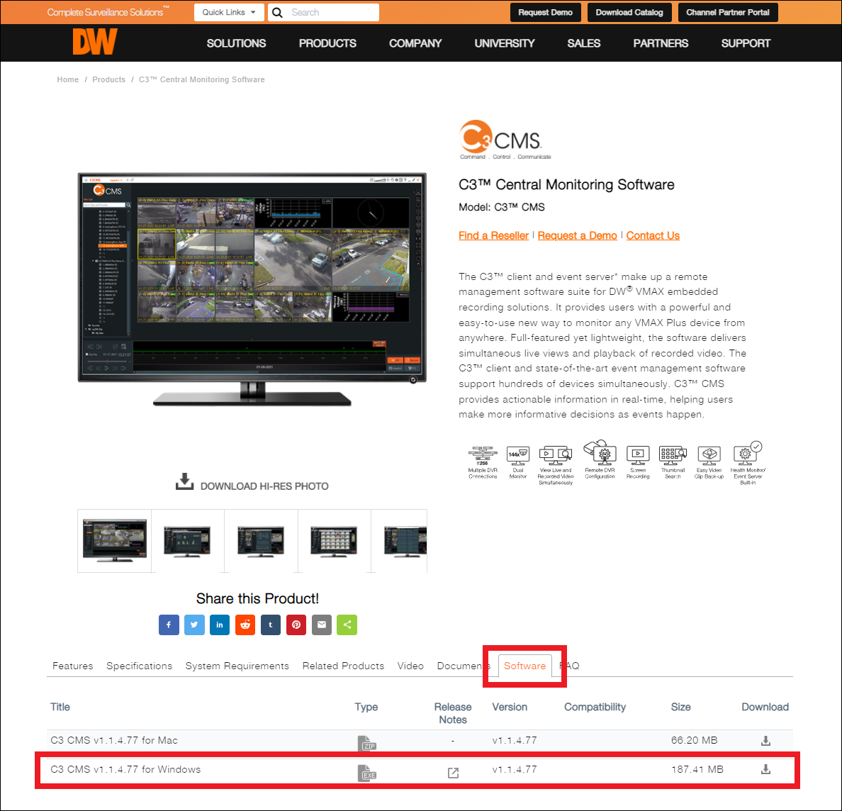 Clean Reinstalling C3 CMS (Windows) – Digital Watchdog