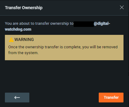 DW Spectrum - Changing DW Cloud Owners – Digital Watchdog