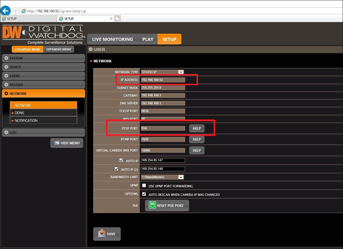 HD Spot Module - Adding Cameras from VMAX IP Plus – Digital Watchdog