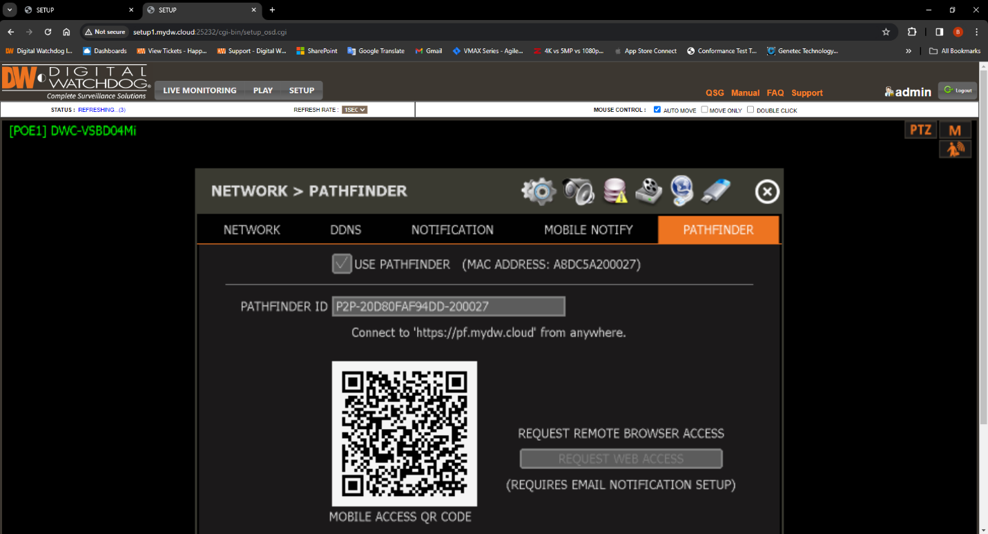 VMAX IP G4 & Plus (3rd Gen) Remote GUI Management – Digital Watchdog